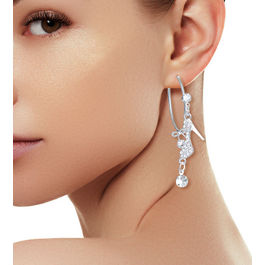 Dozen High Heel Charm Hoops