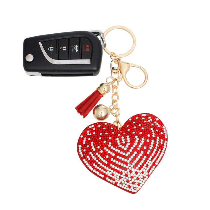 Wholesale Red Heart Keychain Clip