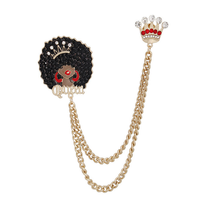 Chain brooch for ladies store