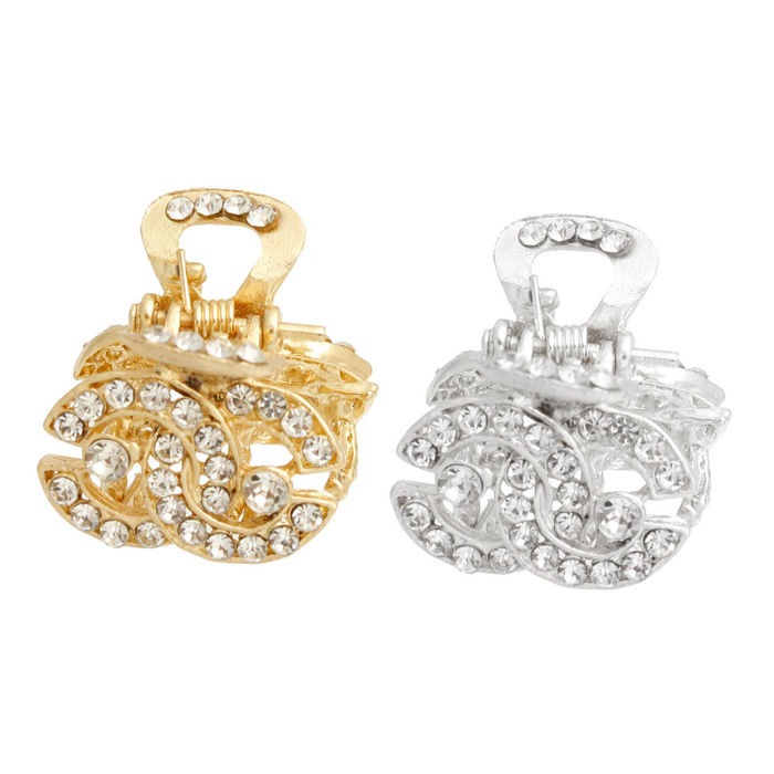 Dozen Metal Mini CC Hair Clips- Order Wholesale